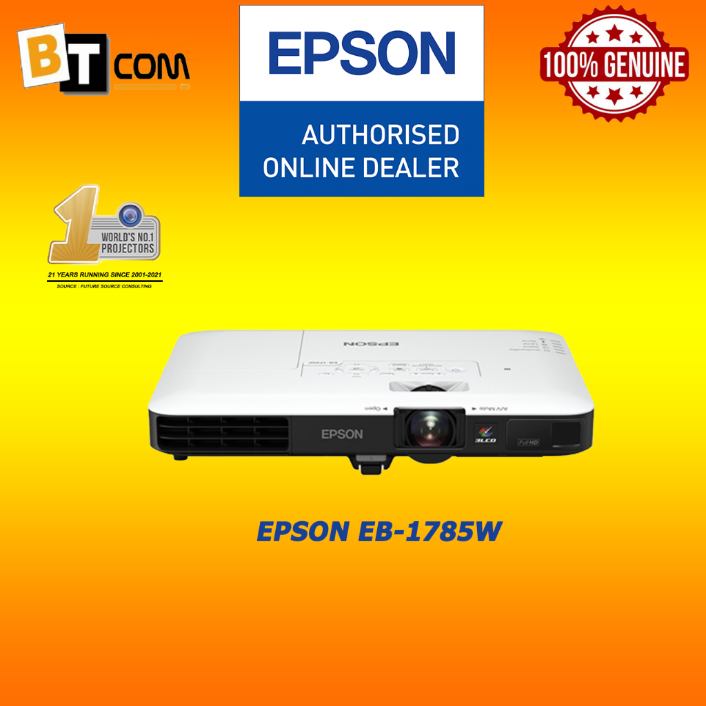(PRE-ORDER 14-30DAYS) Epson EB-1785W Wireless WXGA 3LCD Projector ...