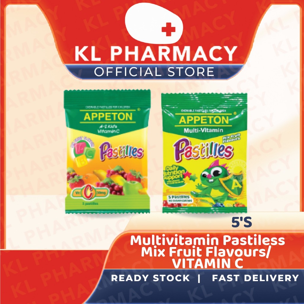 Appeton Multivitamin Pastiless Mix Fruit Flavours 5'S/ VITAMIN C 5S ... Appeton Multivitamin Pastiless Mix Fruit Flavours 5'S/ VITAMIN C 5S ...