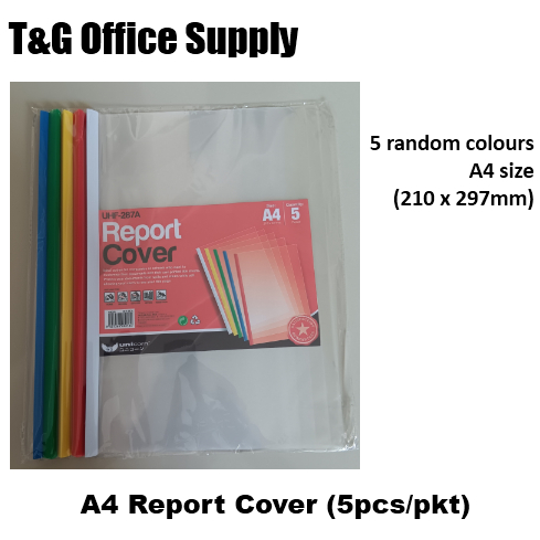 [5pcs/pkt] A4 Size Transparent Report Cover | Shopee Malaysia