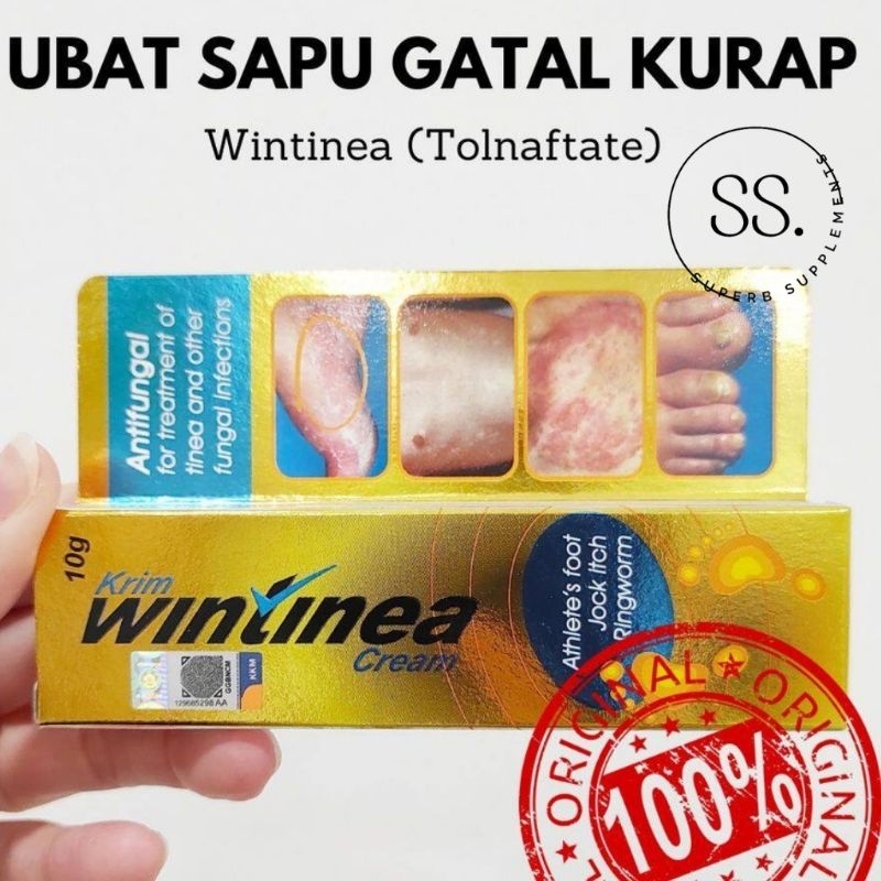 WINTINEA ANTIFUNGAL CREAM 10G TOLNAFTATE FOR TINEA JOCK ITCH KURAP ...