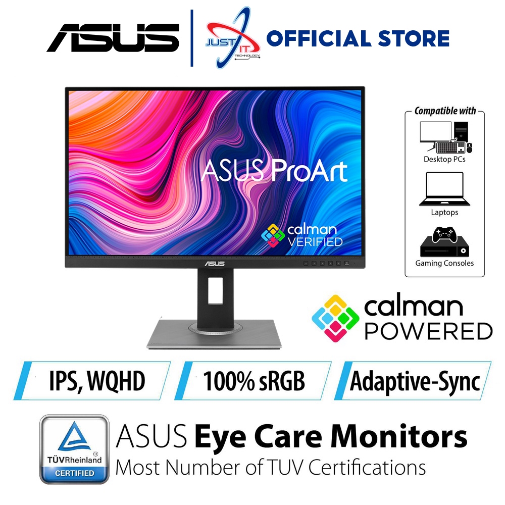 ASUS ProArt PA278QGV (120HZ) / PA278QV (75HZ) 27" PROFESSIONAL MONITOR ...
