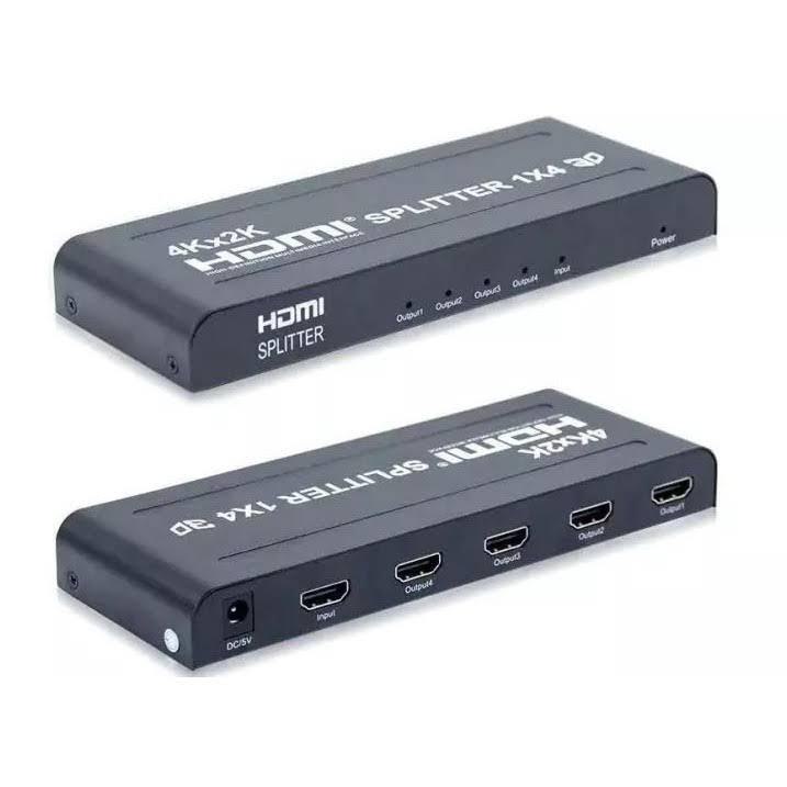 High Quality UHD 4K x 2K, 3D 4 Port Hdmi Splitter with 3 Pin UK Plug ...