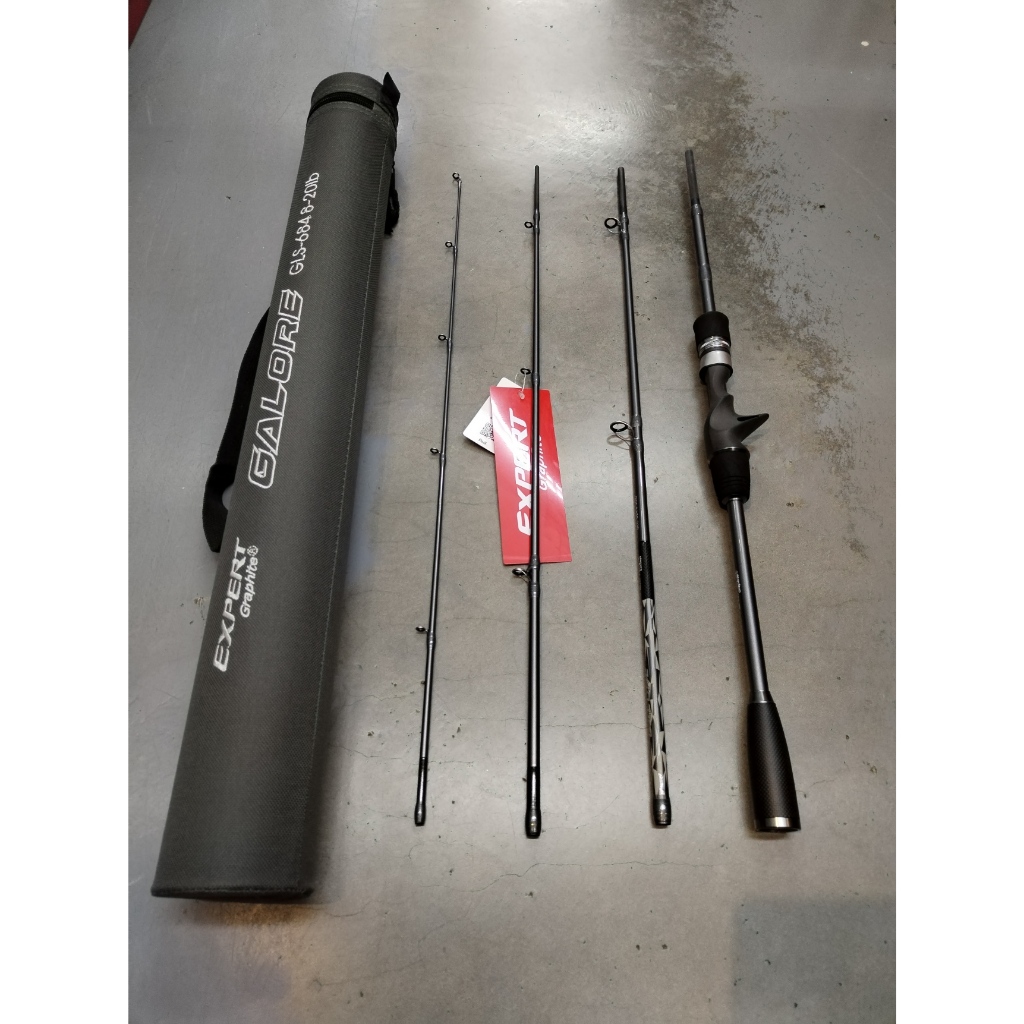 Expert Graphite Galore 4 Pieces Travel Baitcasting Rod | Shopee Malaysia