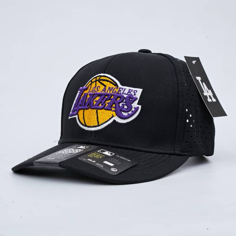 New LA Lakers NBA baseball cap topi black | Shopee Malaysia