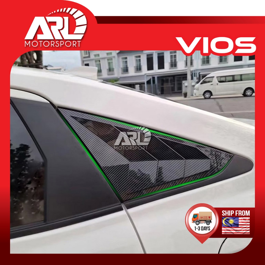 Toyota Vios AC100 4th Rear Window Triangle Cover Trim Carbon For Vios ...