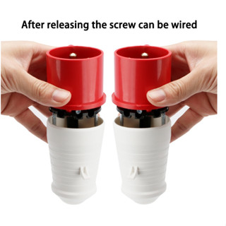 16A 32A 3Pin 4Pin 5Pin Industrial Plug And Socket (Male & Female) 240V 415V Weatherproof IP44 ...