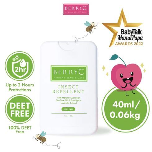 BerryC Insect Repellent Mosquito Spray (40ml) 防蚊喷雾 | Shopee Malaysia