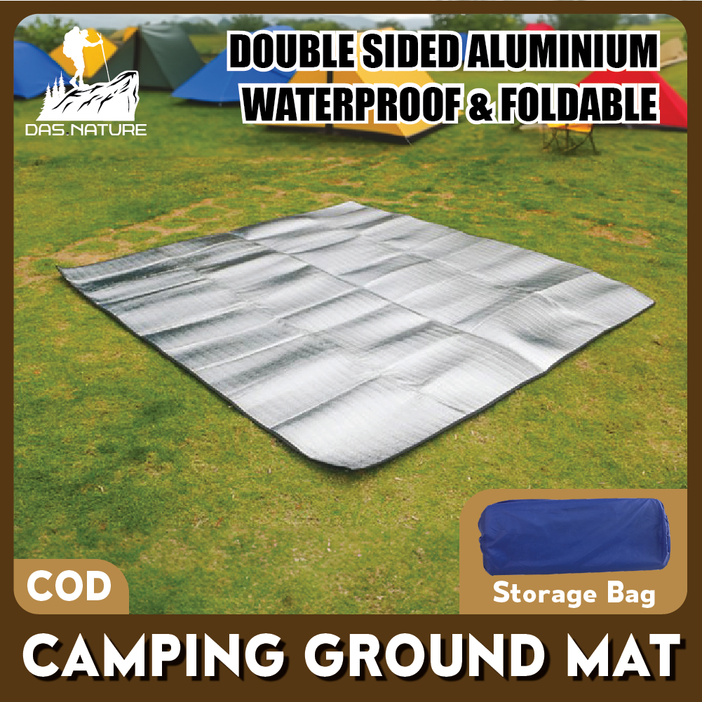 Das Nature™ Camping Mat Ground Sheet Waterproof Double Sided Aluminium ...