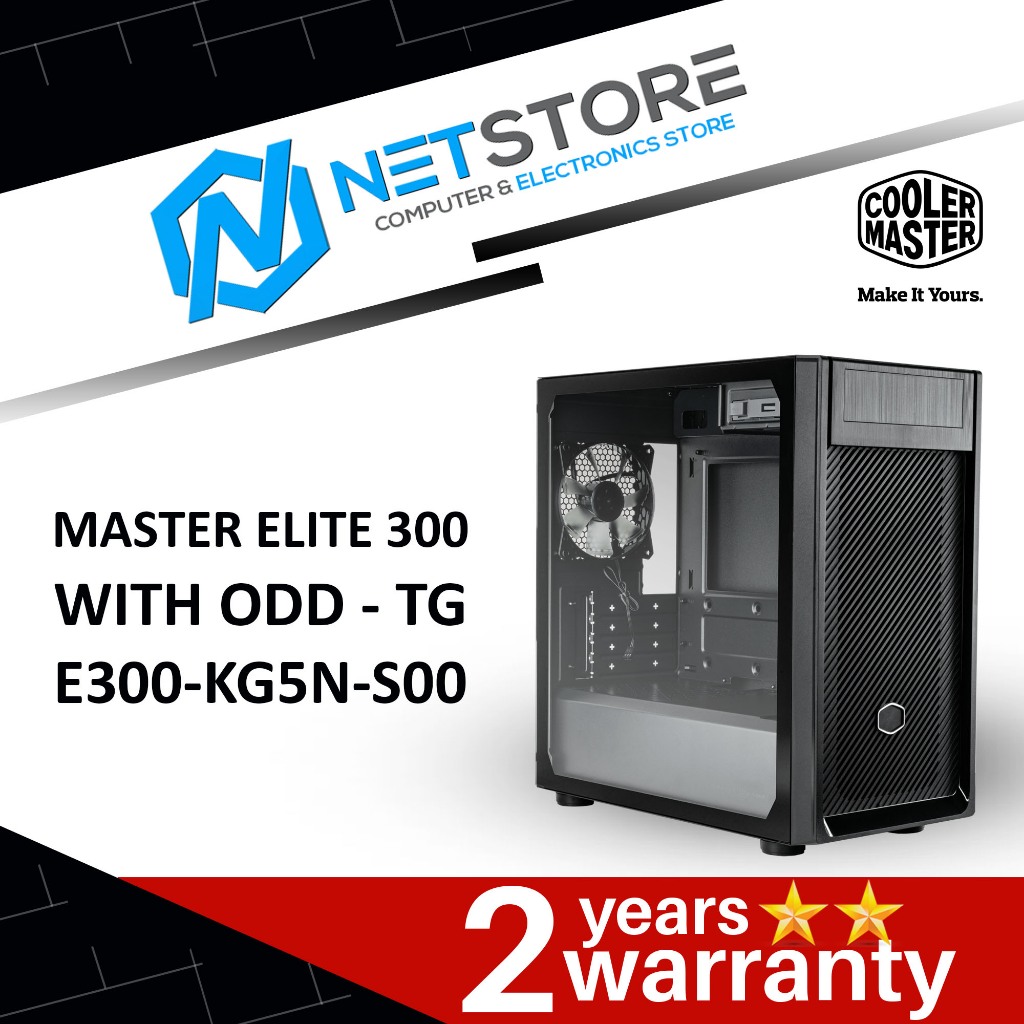 COOLER MASTER ELITE 300 WITH ODD - TG - E300-KG5N-S00 | Shopee Malaysia