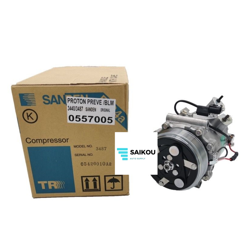 Aircond Compressor Original Sanden Proton Exora Year2012/Proton Saga ... Aircond Compressor Original Sanden Proton Exora Year2012/Proton Saga ...