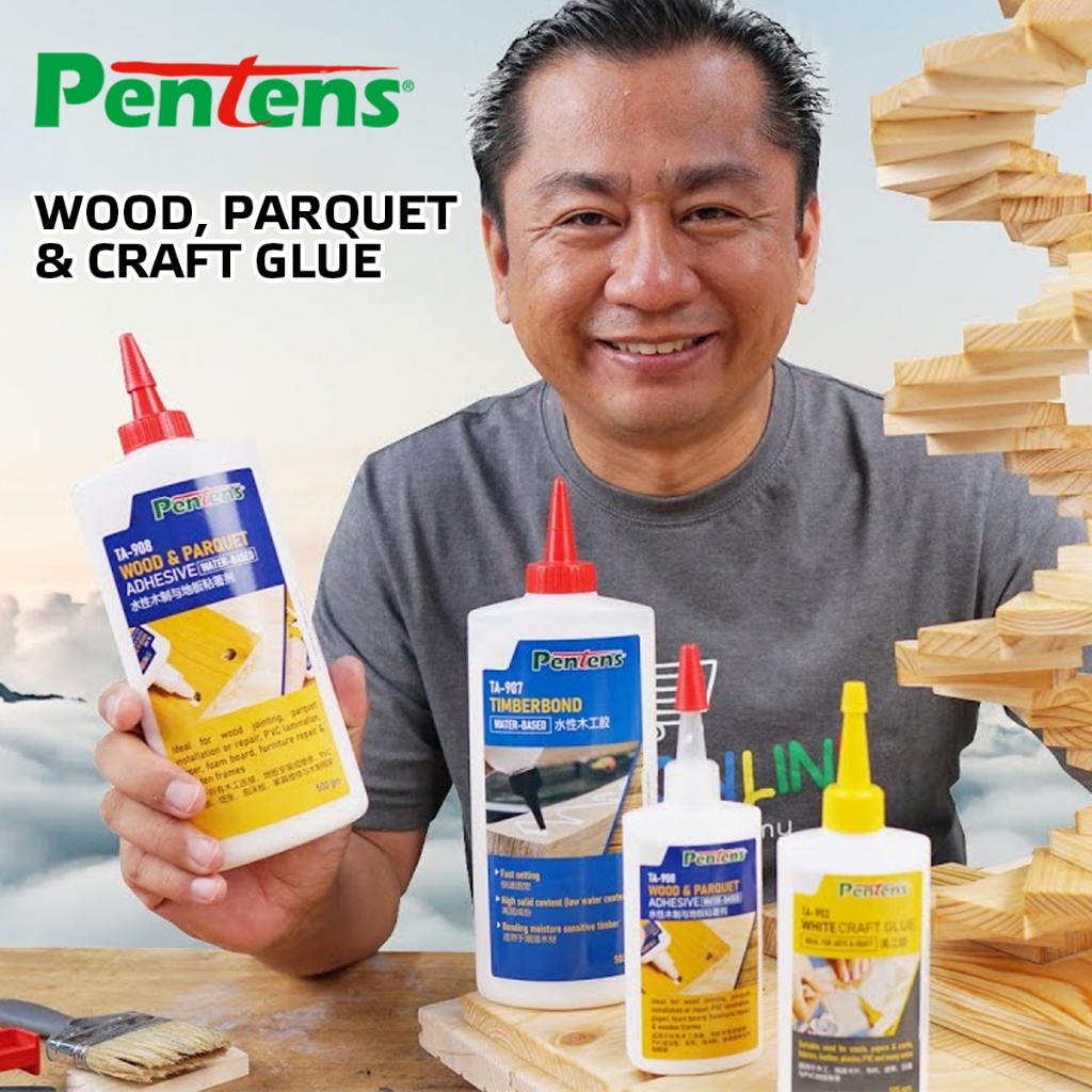 Pentens TA-902, TA-907, TA-908 Kayu, Parket & Kraf Gam Putih Gam Kayu ...