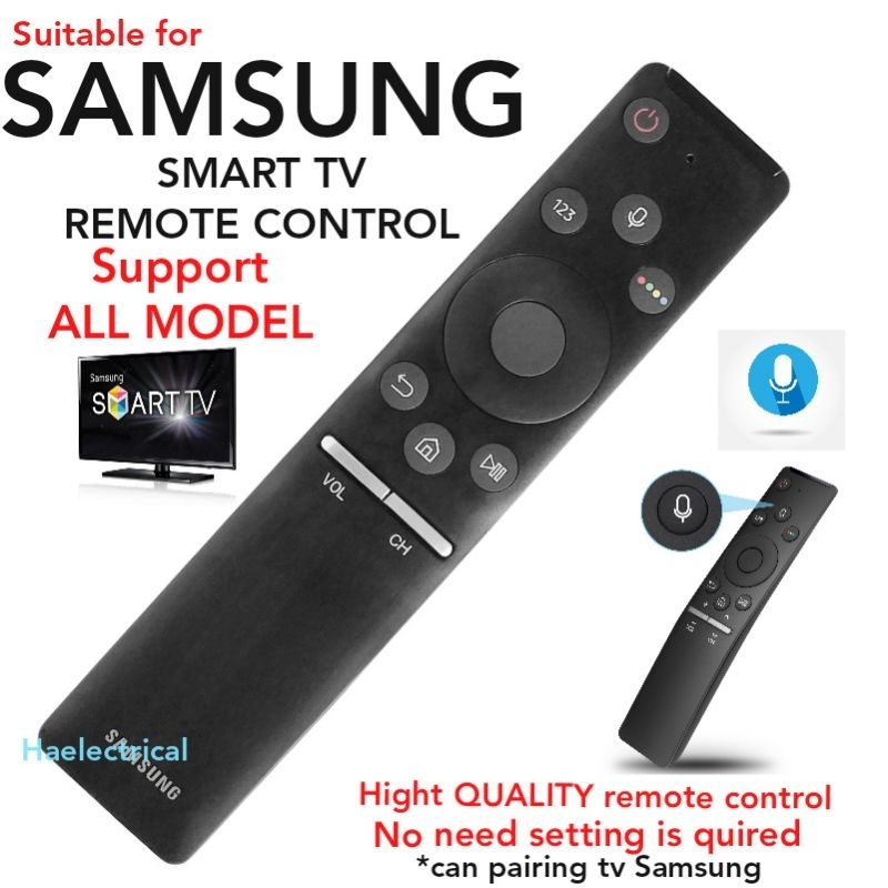 Samsung smart rv remote control with voice control | Shopee Malaysia