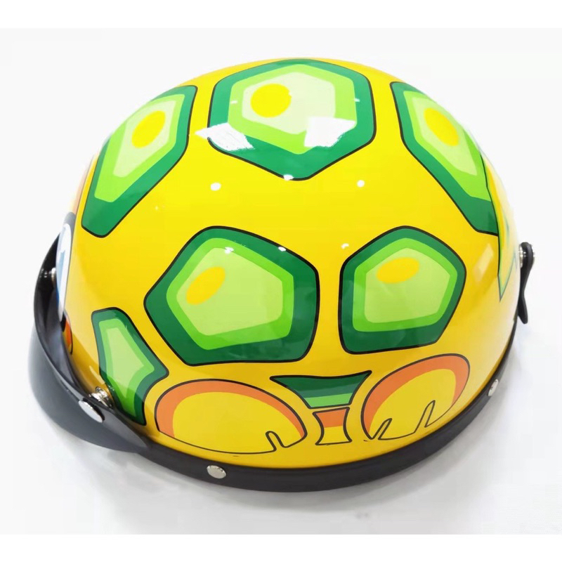 MHR DESIGN HELMENT PREMIUM DESIGN MHR Half III Steng Ninja Turtle ...