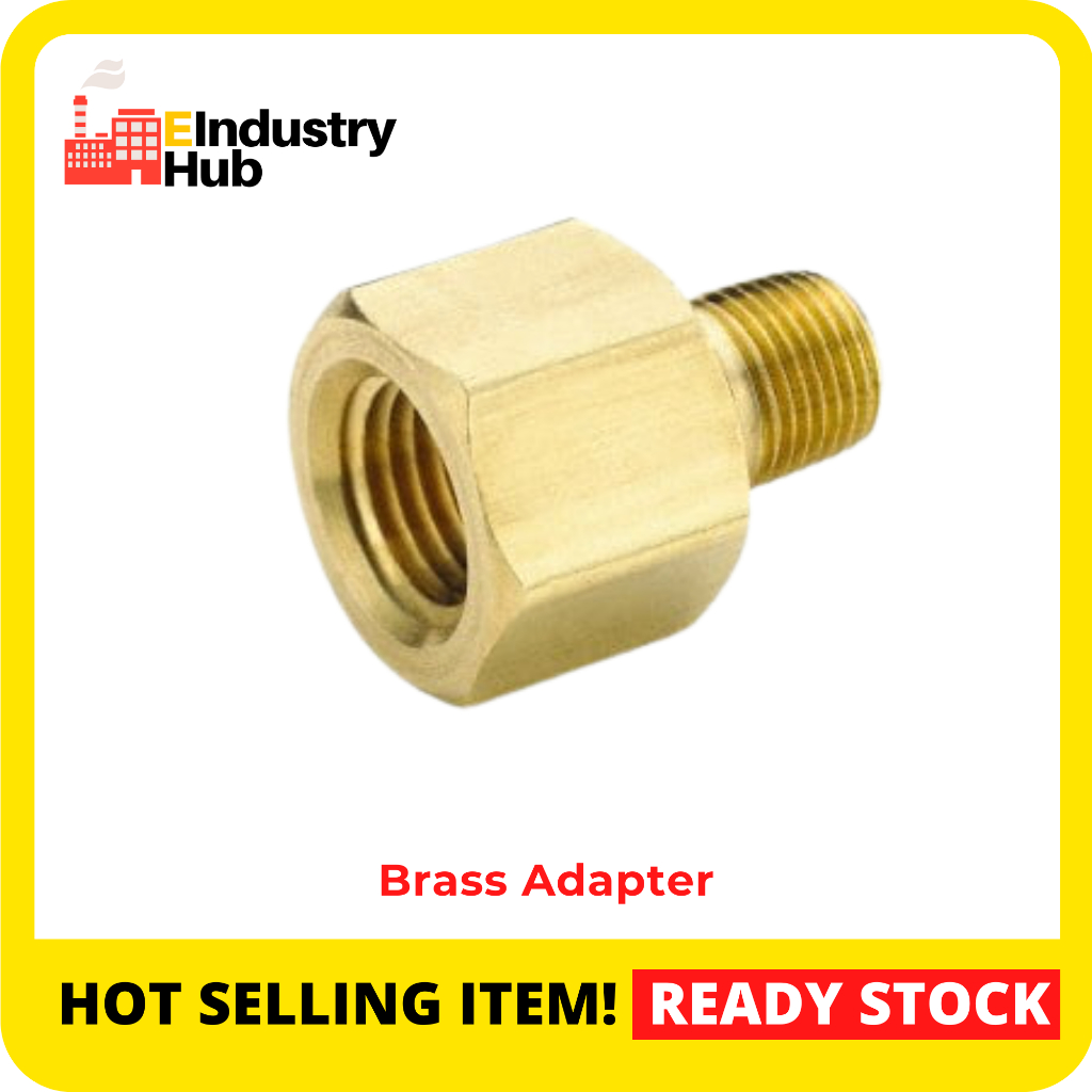 Brass Adapter Threaded Fitting BSMF Brass Adapter Female x Male BSPT ...