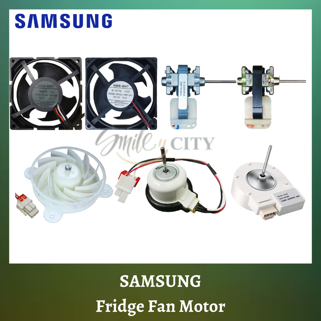 [𝐑𝐄𝐀𝐃𝐘 𝐒𝐓𝐎𝐂𝐊] SAMSUNG Refrigerator Fan Motor 3612JL-04W-S49 3612JL-04W ...