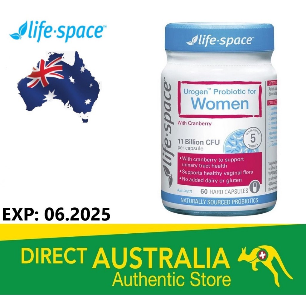 Life Space Urogen Probiotic for Women with Cranberry 60 capsules ...
