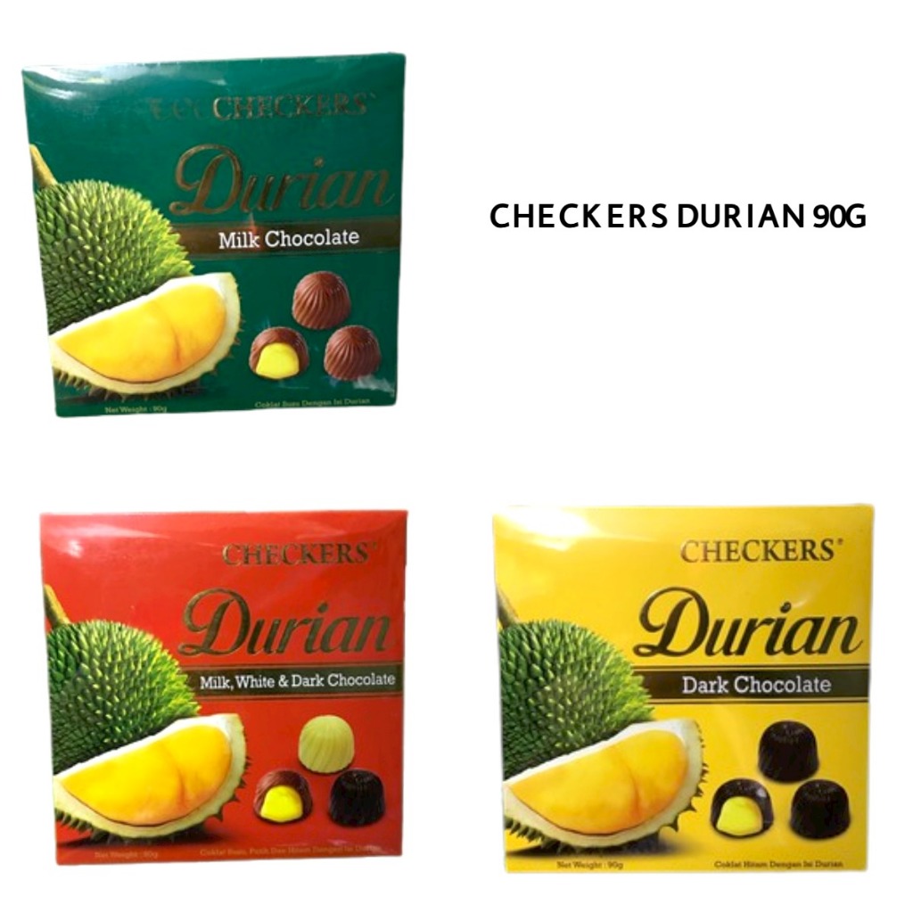 [NEW] Checkers Durian 90g | Shopee Malaysia