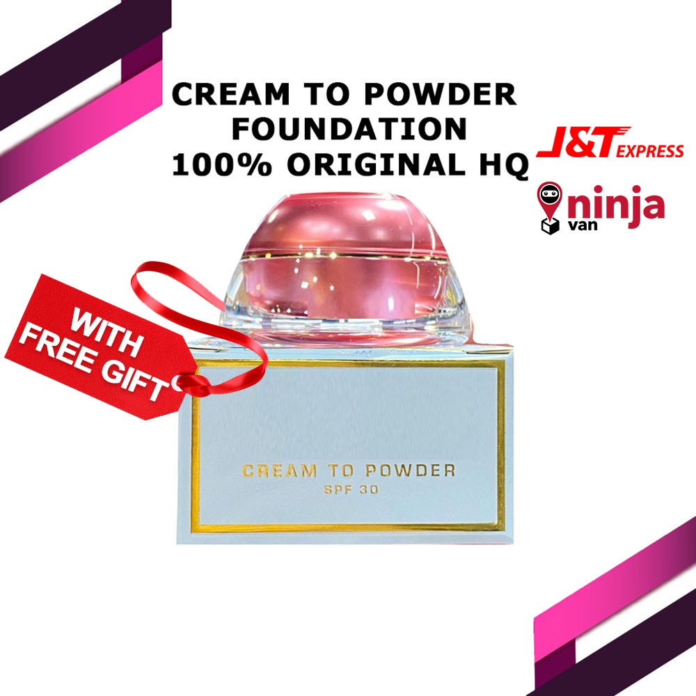 OKAYA FOUNDATION CREAM TO POWDER FULL COVERAGE - 100% ORIGINAL HQ ...