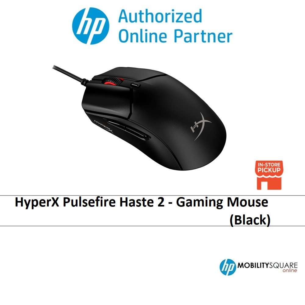 HyperX Pulsefire Haste 2 - Gaming Mouse (Black / White)-6N0A7AA ...
