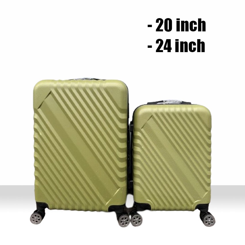 Jtravel Diagonal Stripes ABS Luggage 20Inch/24Inch/20”+24“+（14” Random ...