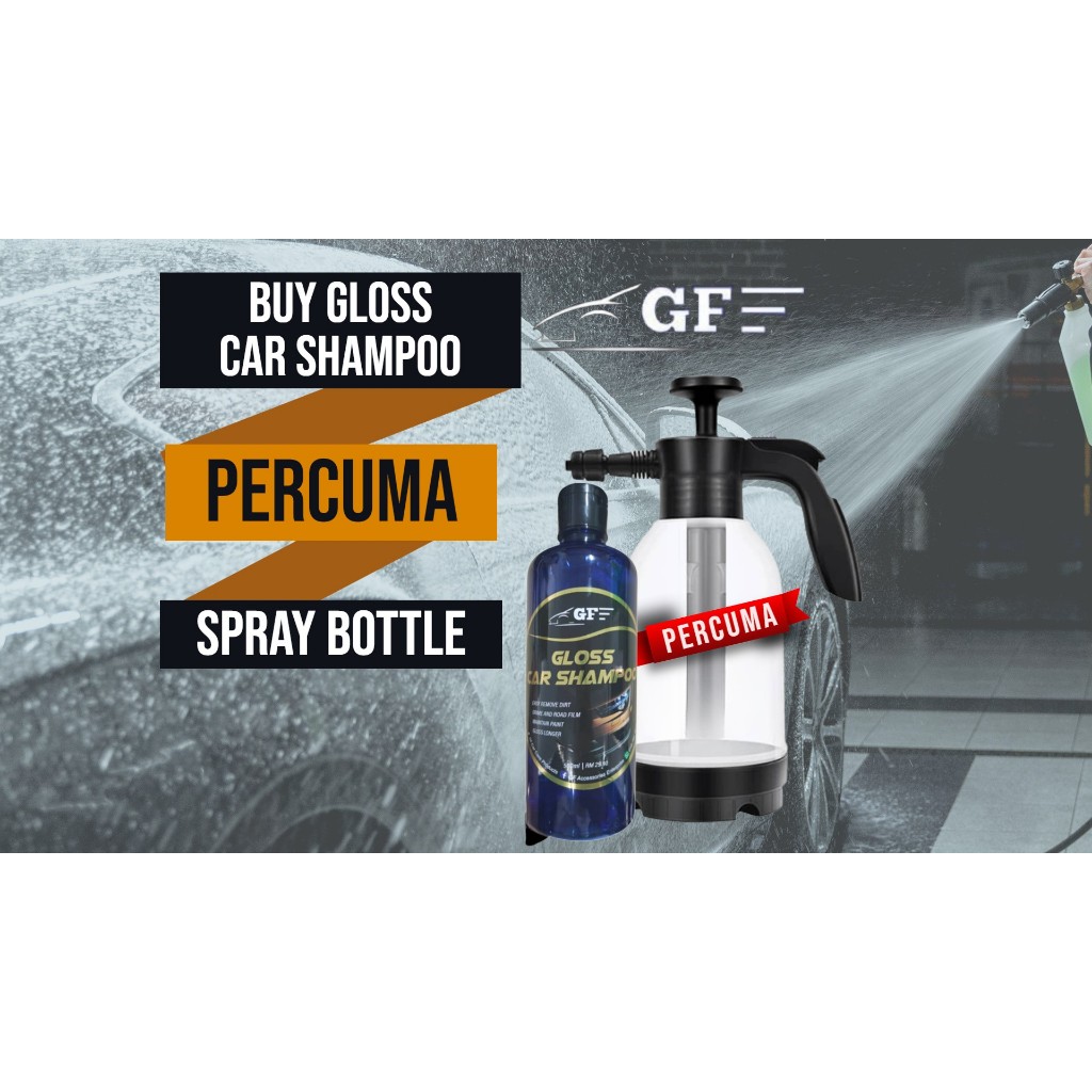 GF CAR CARE - GLOSS CAR SHAMPOO AND SPRAY BOTTLE | Shopee Malaysia