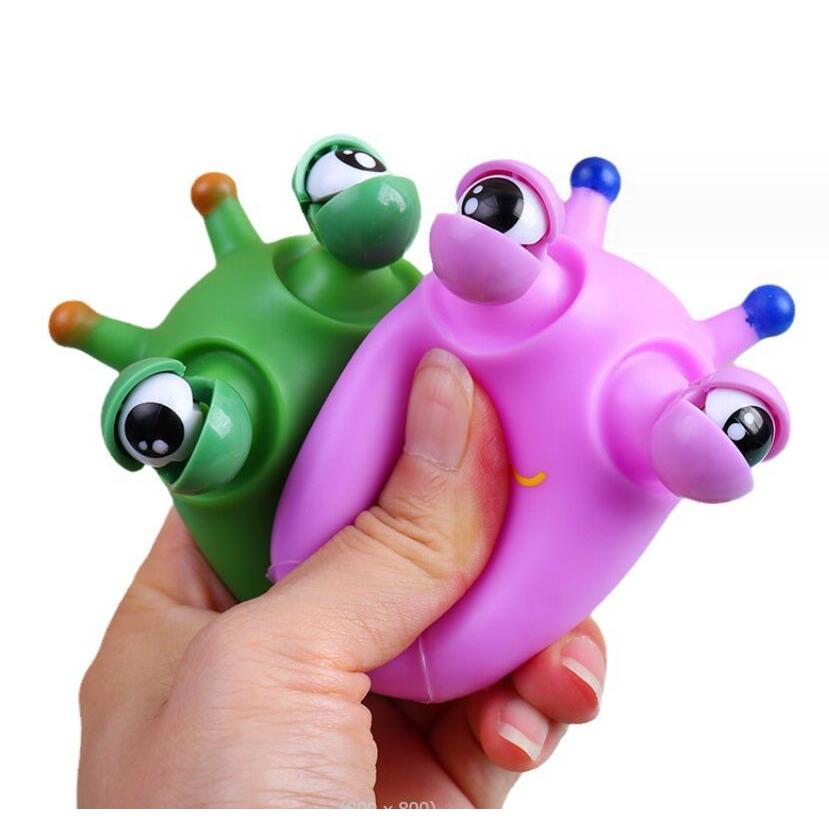 Funny toys Anti stress Face Reliever Bug Eye Squishy Toy Autism Mood ...