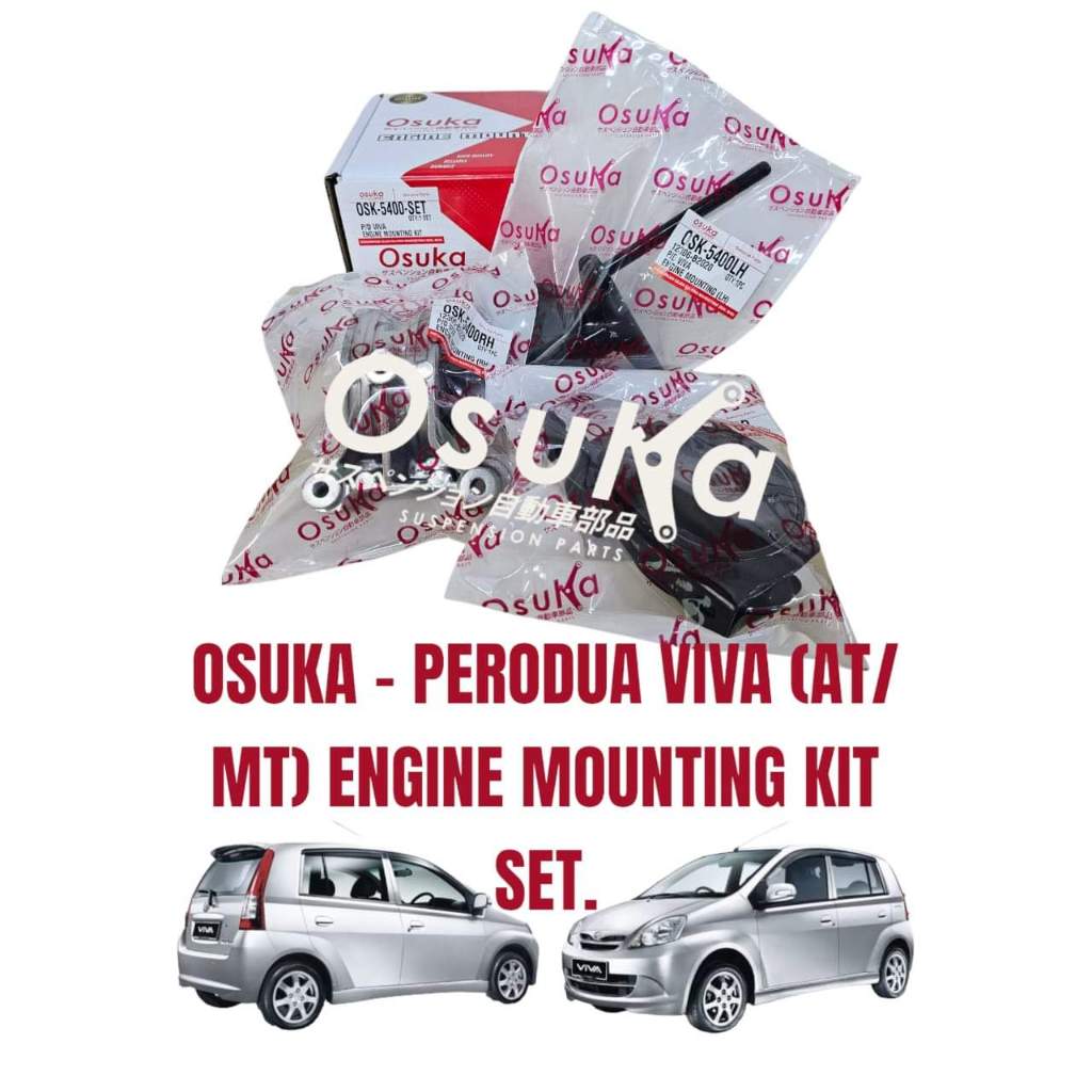 ENGINE MOUNTING PERODUA VIVA AT/MT SET 3PCS ～OSUKA～ | Shopee Malaysia