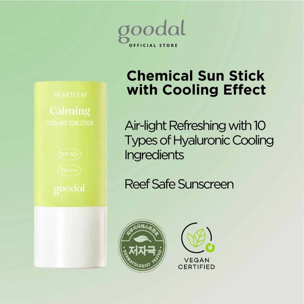 Goodal Official Houttuynia Cordata Calming Cooling Sun Stick SPF 50+ PA ...