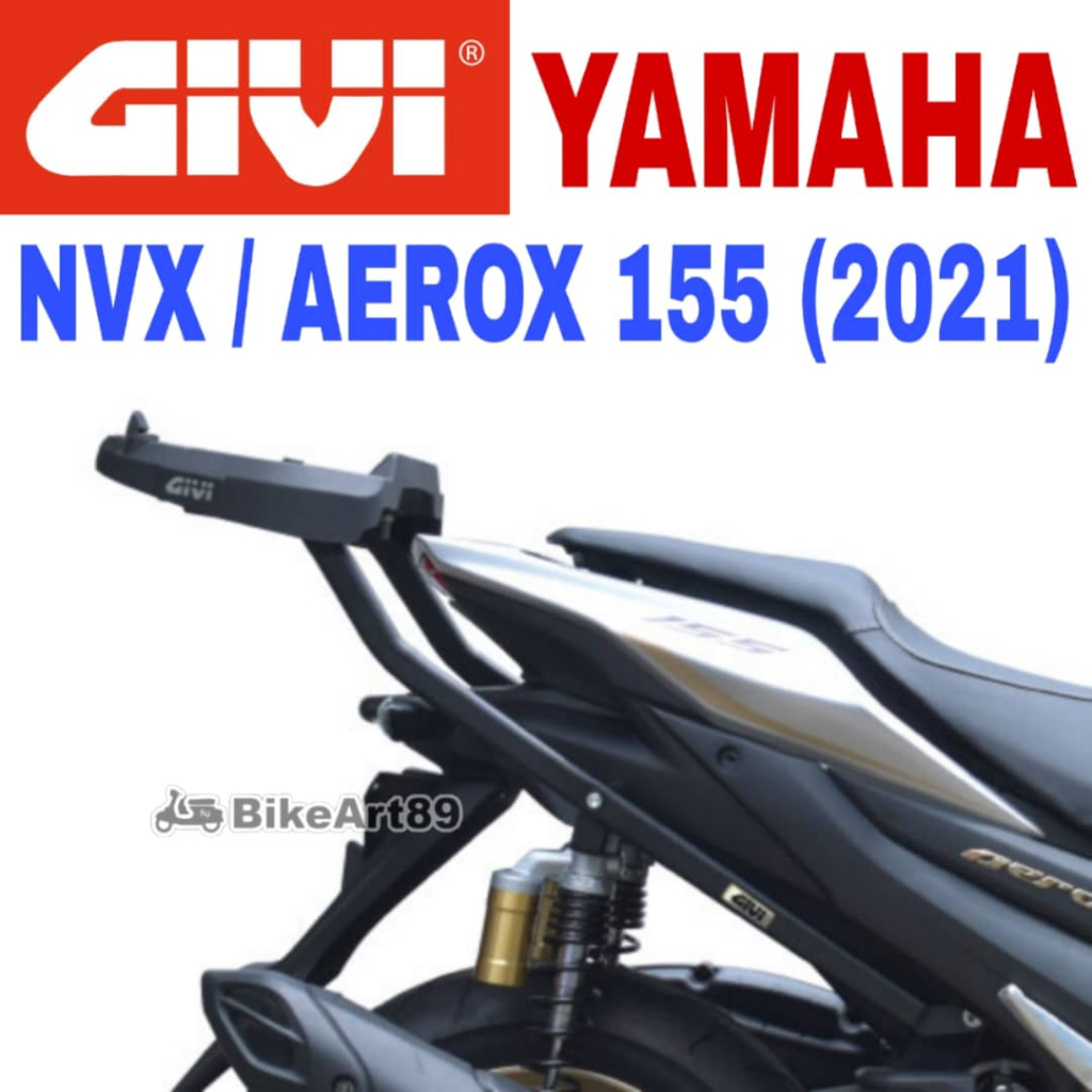 Monorack Givi Heavyduty Advance Rack YAHAMA NVX / AEROX 155 2021 Black ...