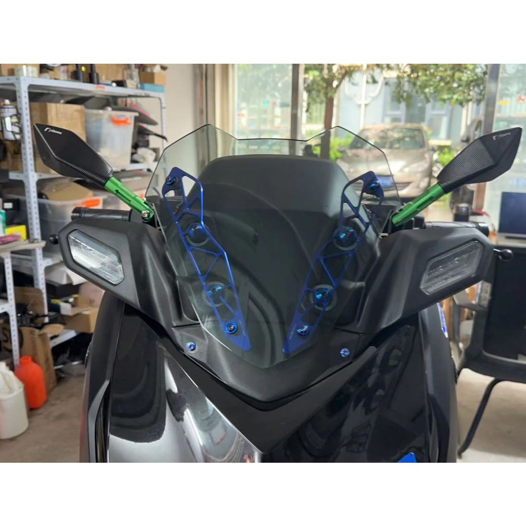 Xmax windshield bracket XMAX SIDE MIRROR BRACKET CNC BRACKET FOR XMAX ...