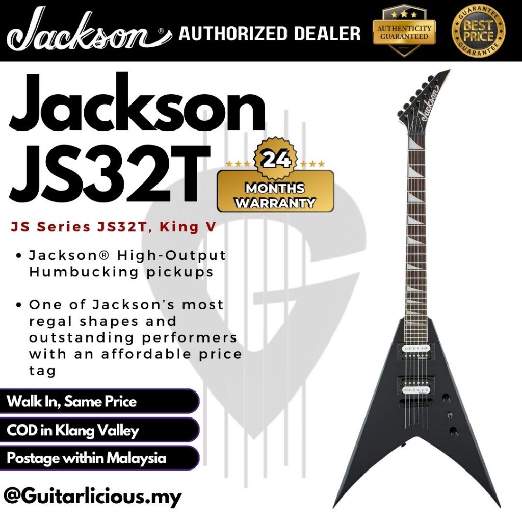 Jackson JS Series King V JS32T with Double Humbucker Electric Guitar ...