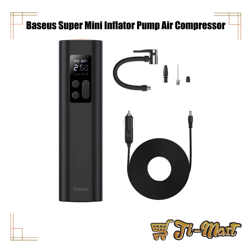 Baseus Super Mini Inflator Pump Air Compressor | Shopee Malaysia