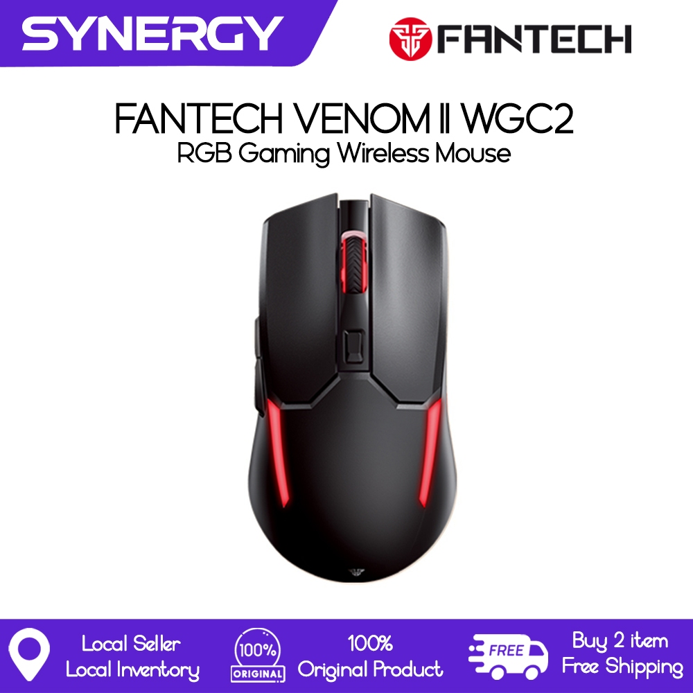 Fantech Gaming Mouse Venom II WGC2 Vibe Edition with 2.4GHz Wireless ...