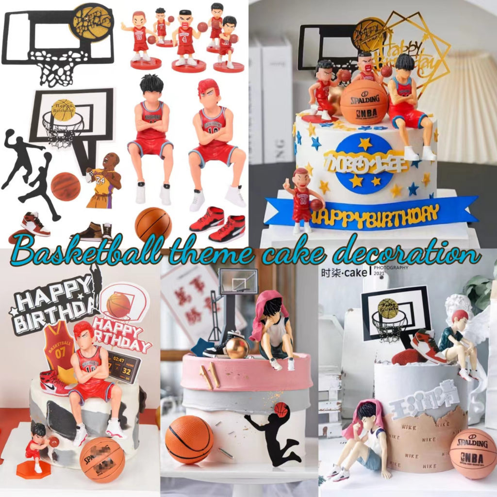 [WAWA] Slam dunk basketball team cake decoration topper 篮球 篮球队 灌篮高手 ...