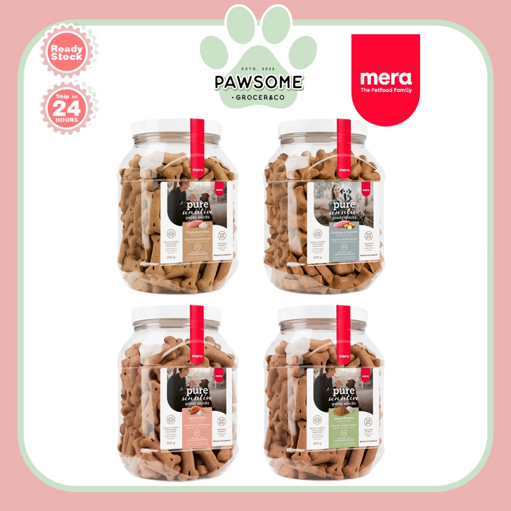 MERA Pure Sensitive Goody Healthy Training Snacks/Treats For Dogs 600g ...
