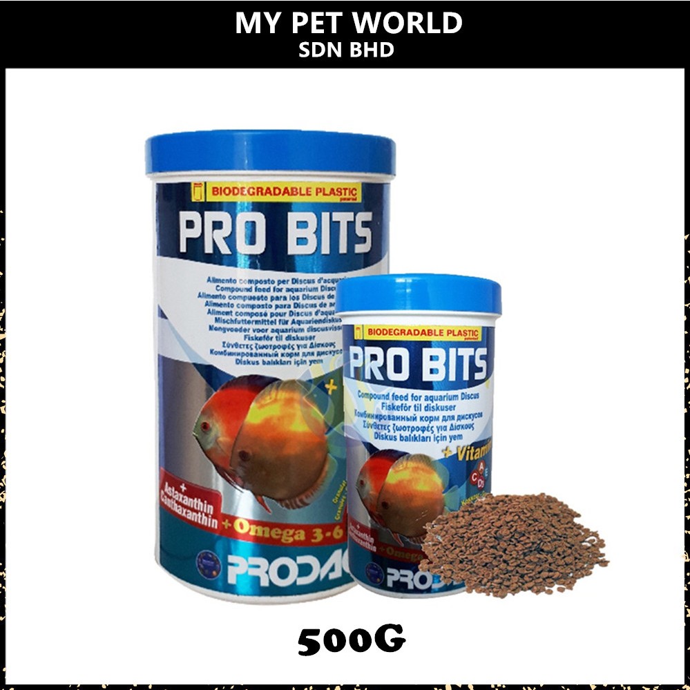 Prodac Pro Bits Discus Fish Food Granules 500G | Shopee Malaysia
