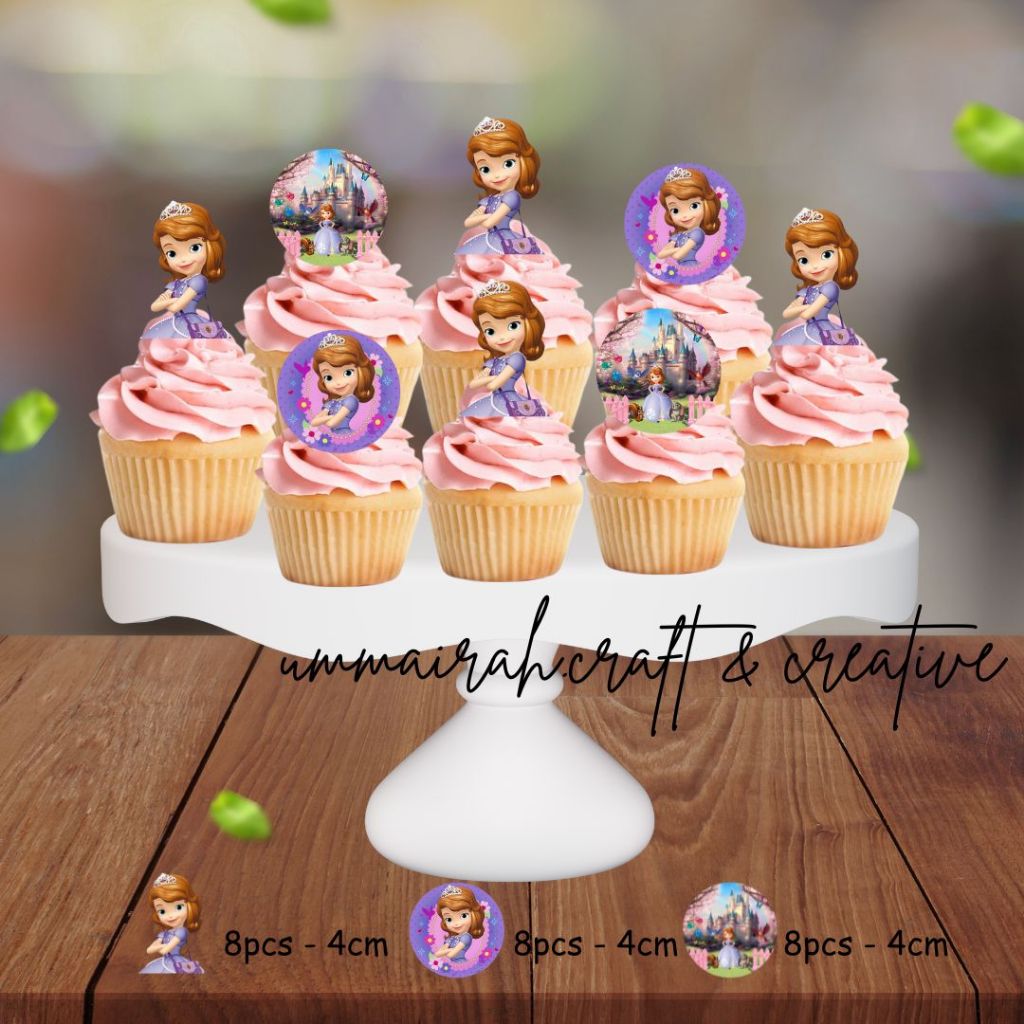 SOFIA THE FIRST Cake Topper Decoration Birthday Party( Can Add Name ...