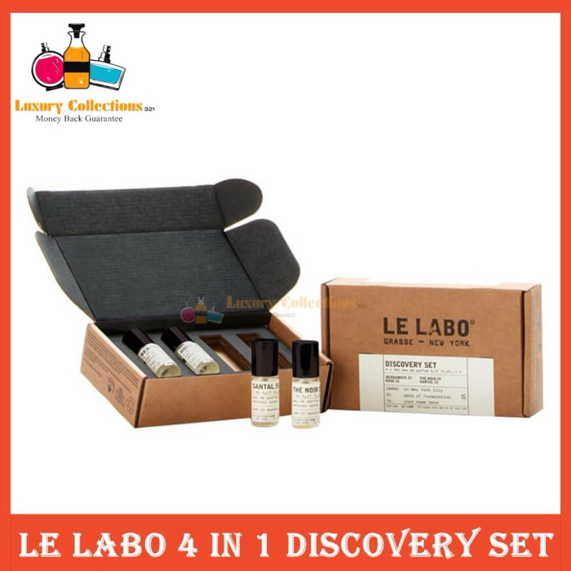 💯% Le 𝕃abo 4in1 Discovery Gift Set 4x5ml Edp Spray [Exclusive Gift Set Ever] | Shopee Malaysia