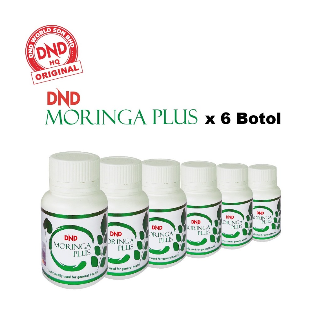 DND Moringa Plus (6 Botol x 60 Biji) | Shopee Malaysia