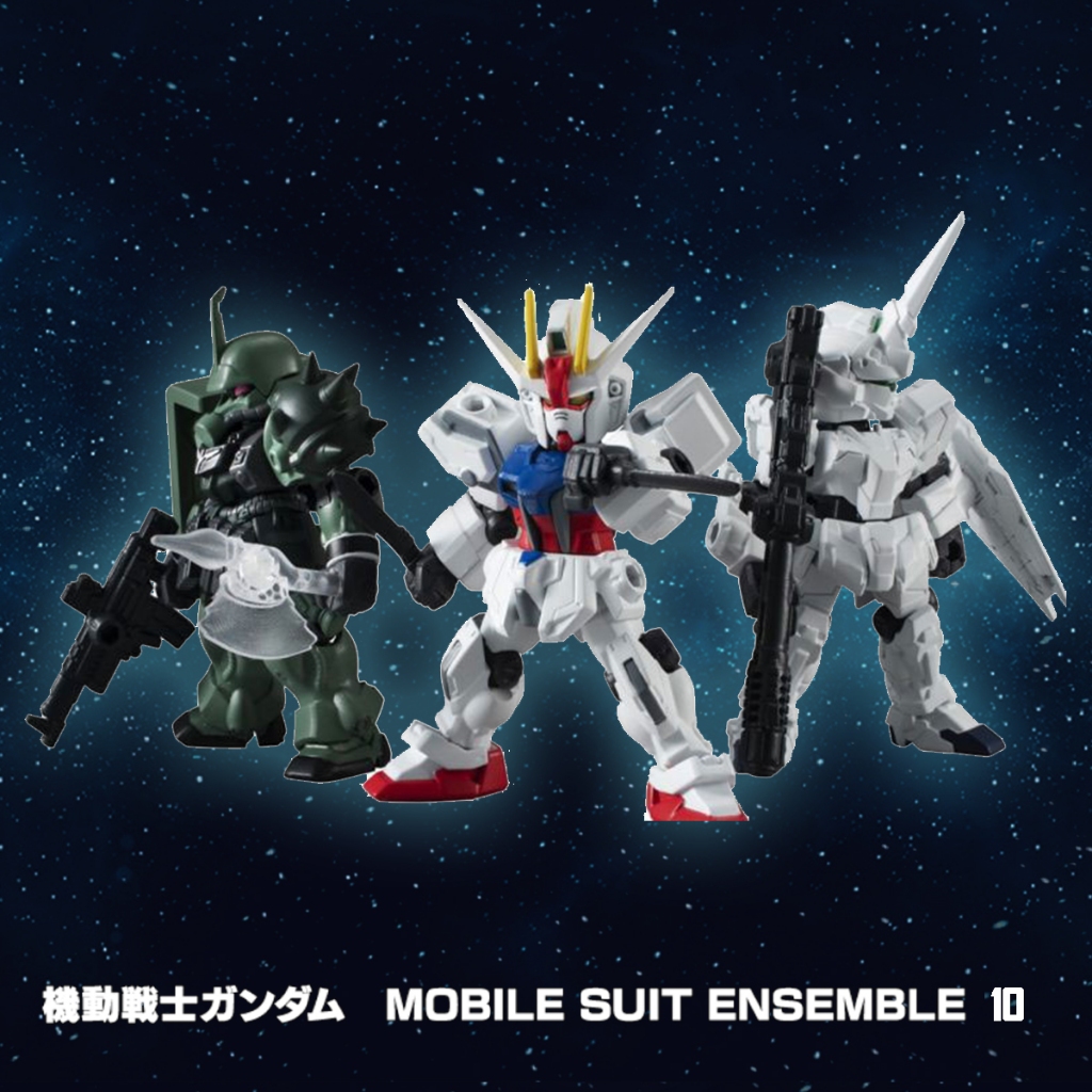 MSE Mobile Suit Ensemble #10 Aile Strike Gundam Geara Zulu Unicorn GundamCapsule | Shopee Malaysia