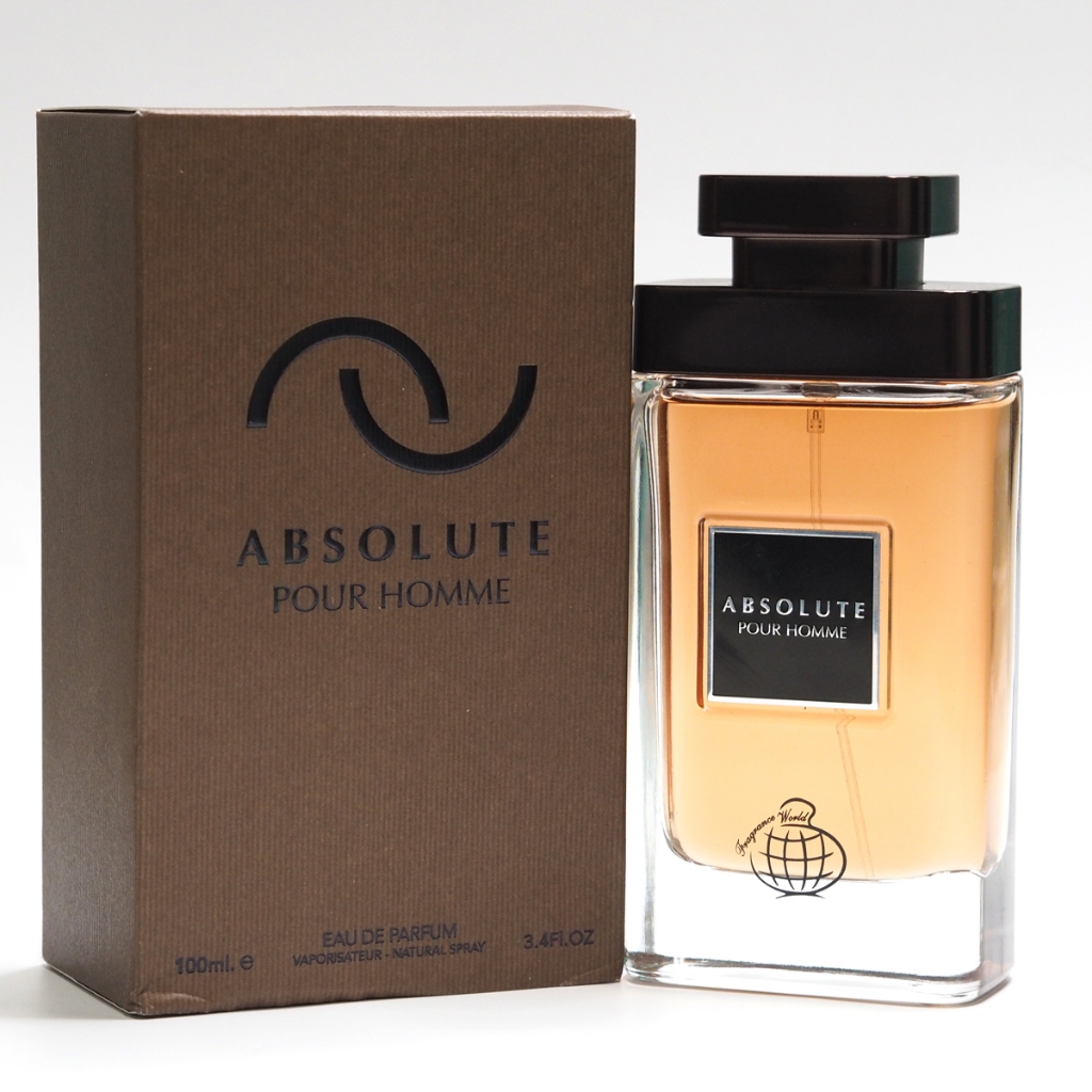 Absolute Pour Homme Perfume 100ML for Men by Fragrance World , Minyak ...