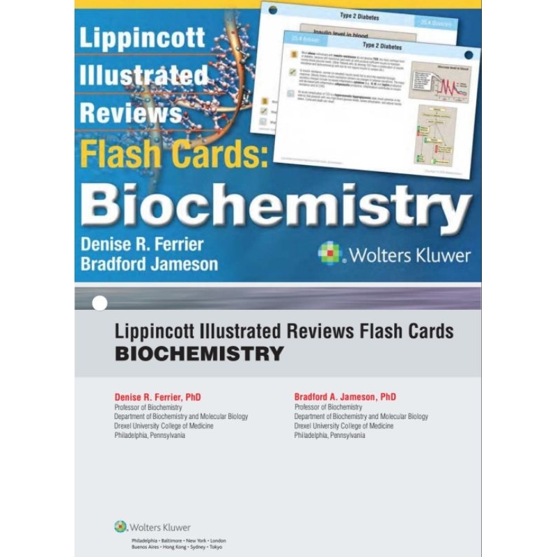 Lippincott illustrated reviews flashcards biochemistry | Shopee Malaysia
