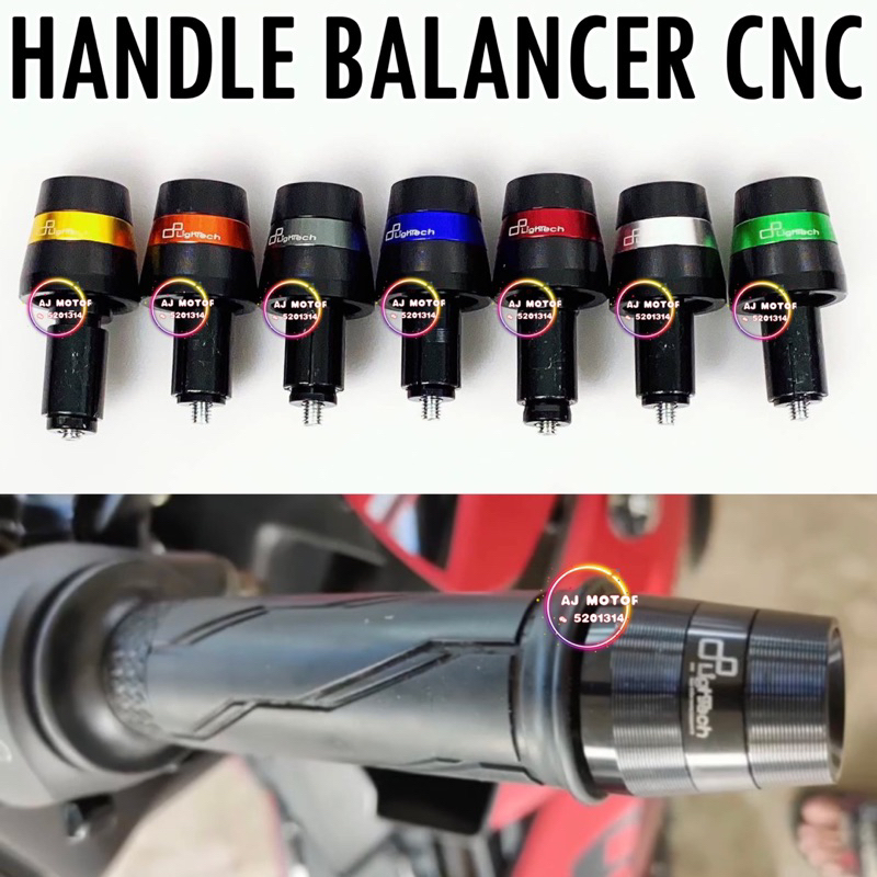 1SET HANDLE BAR BALANCER CAP CNC MOTORCYCLE NINJA250 Z250 Z650 NINJA650 ...