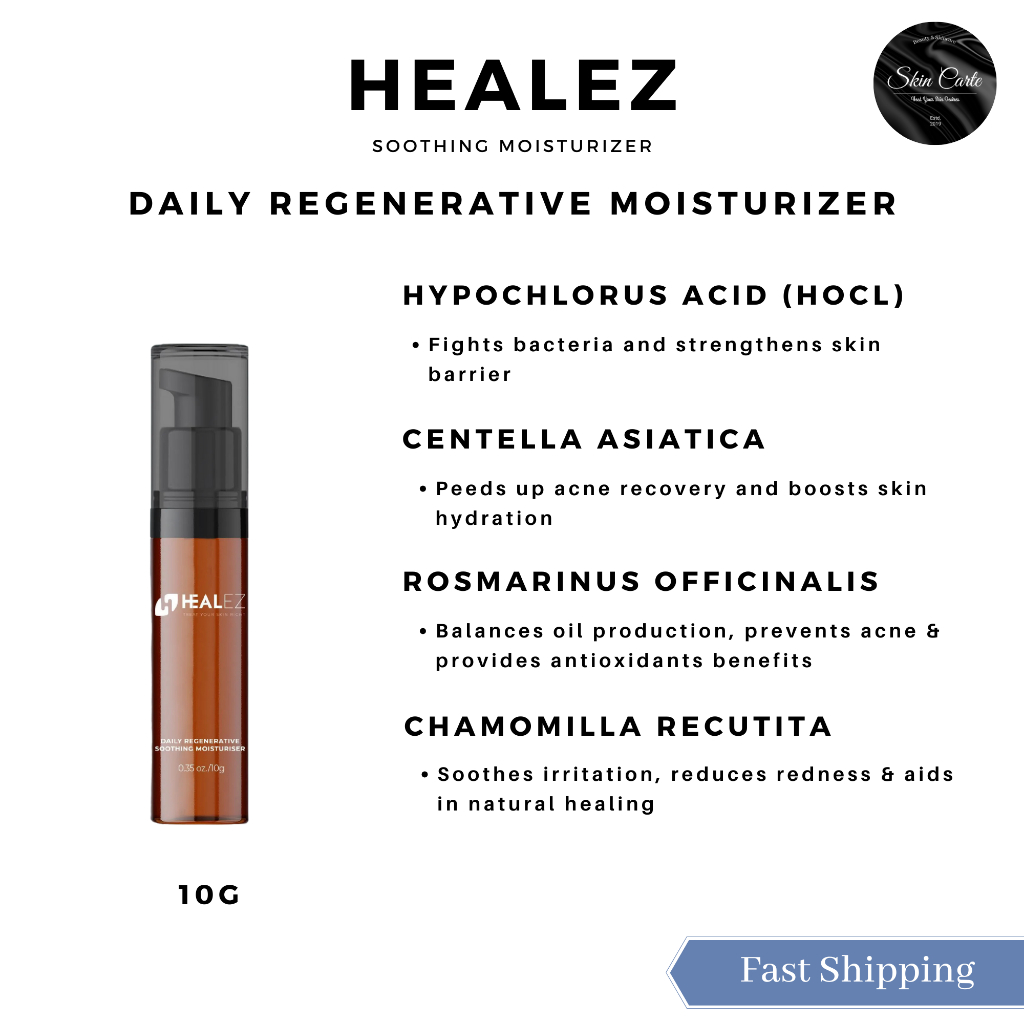 HEALEZ Ultra Defensive Cleanser Daily Regenerative Soothing Moisturiser ...