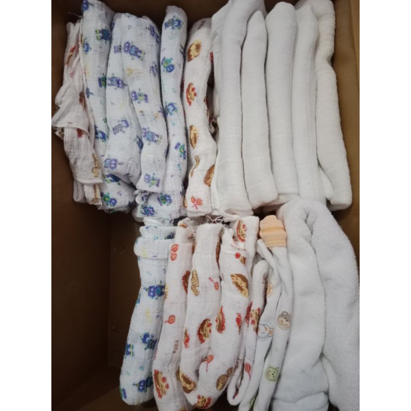 15 helai kain lampin bayi terpakai | Shopee Malaysia
