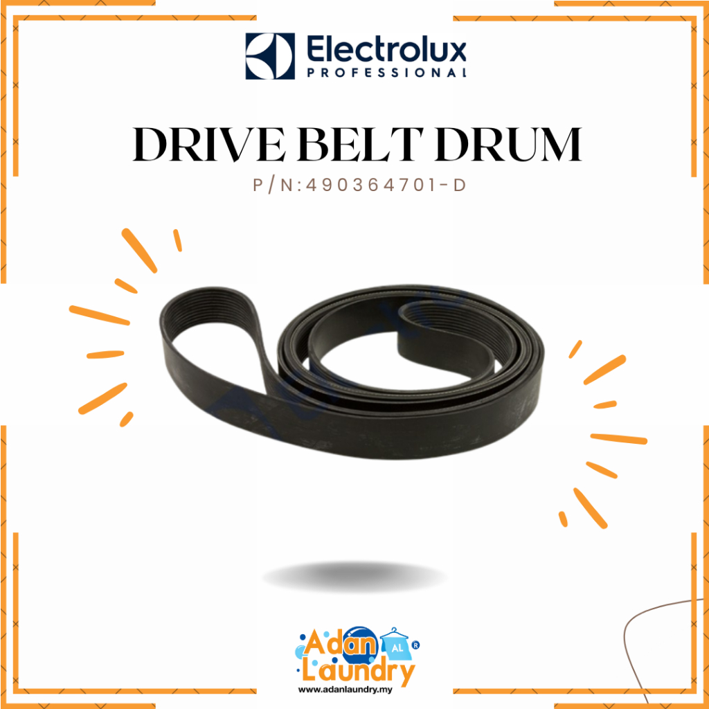 Electrolux Dryer Part - Drive Belt Drum T5550, T5675 | Shopee Malaysia
