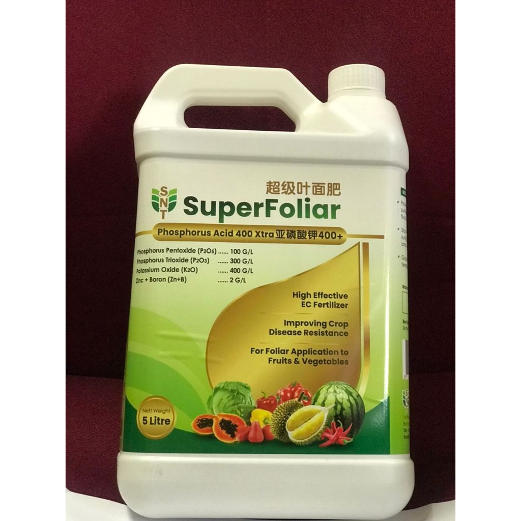 Snt Super foliar Phosphorus Acid 400 Xtra 120ML/1L/5L | Shopee Malaysia