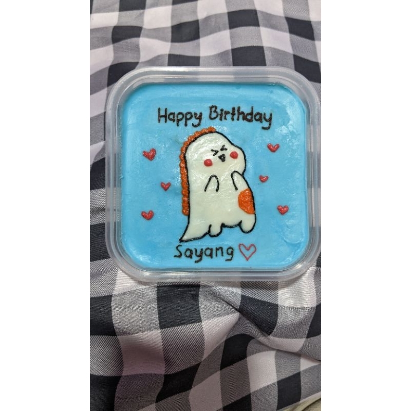 kek batik lukis|kek bento|kekbatikcute|aesthetic | cake Korea | kek ...