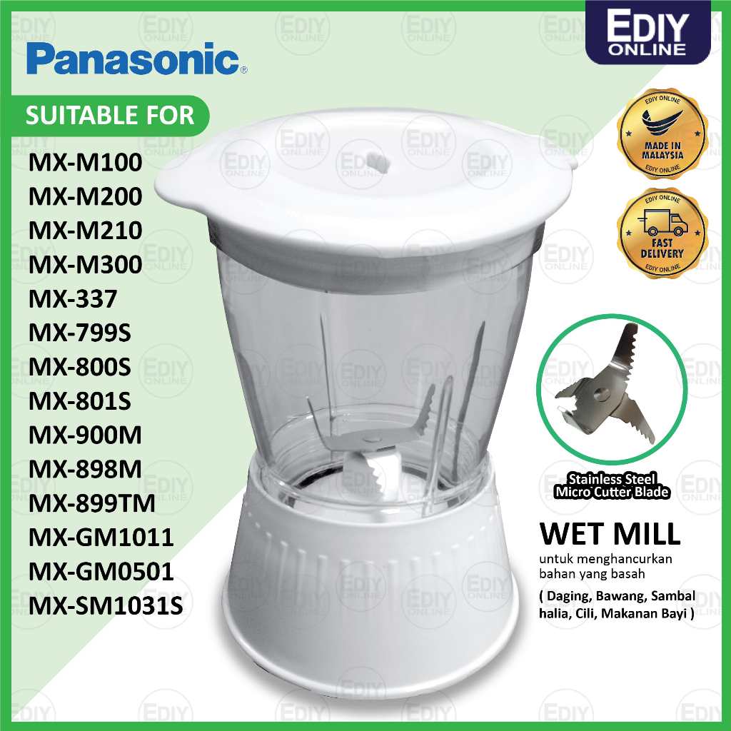 GRINDER JUG MEAT CHOPPER REPLACE FOR PANASONIC MX-GM1011H MX-801S MX ...