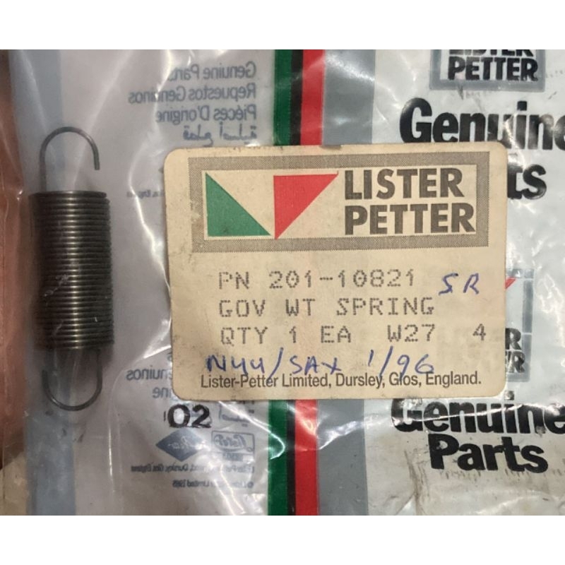 lister lr sr governor spring | Shopee Malaysia
